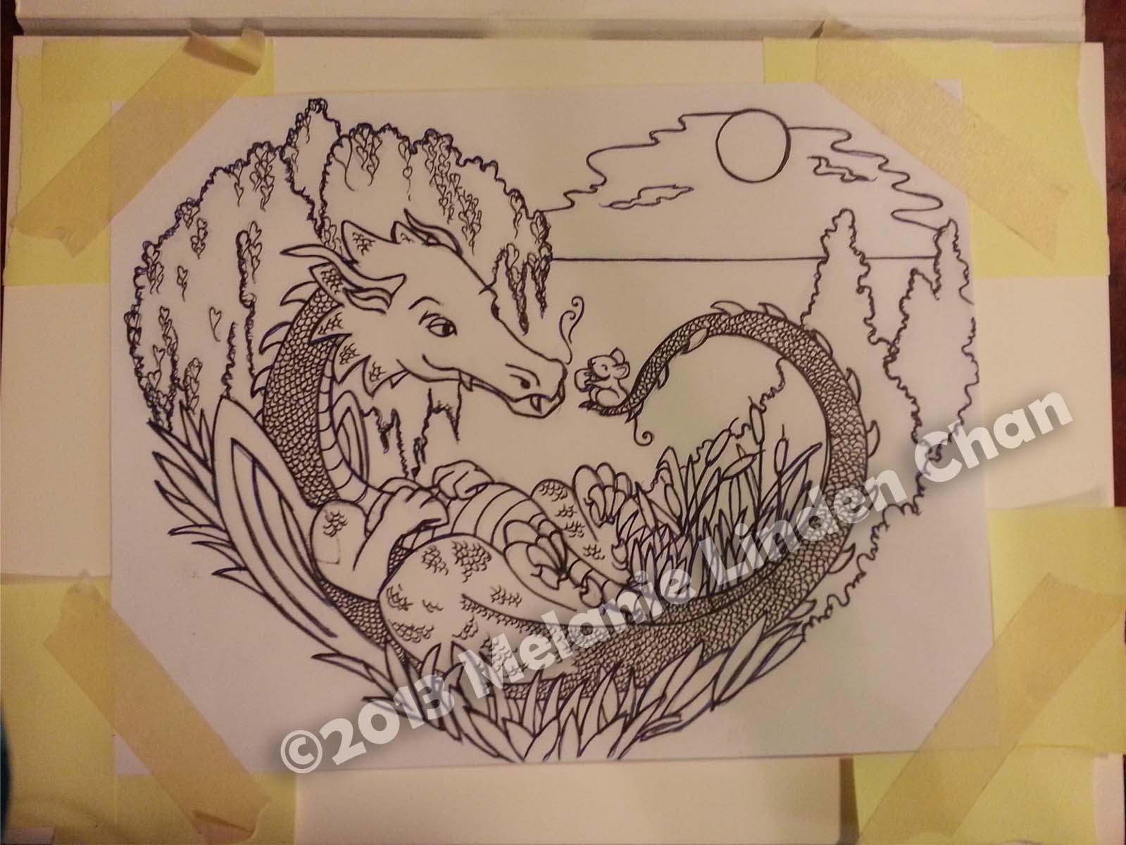 It's a Hoot!: From Start to Finish: Dragon and Mouse! #fromstarttofinish