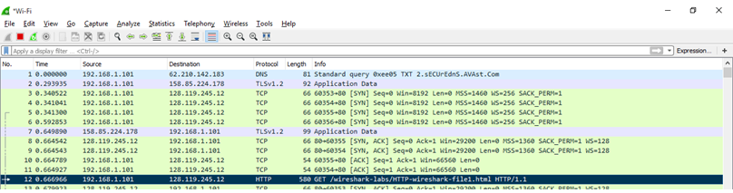 Tugas 7 Wireshark HTTP