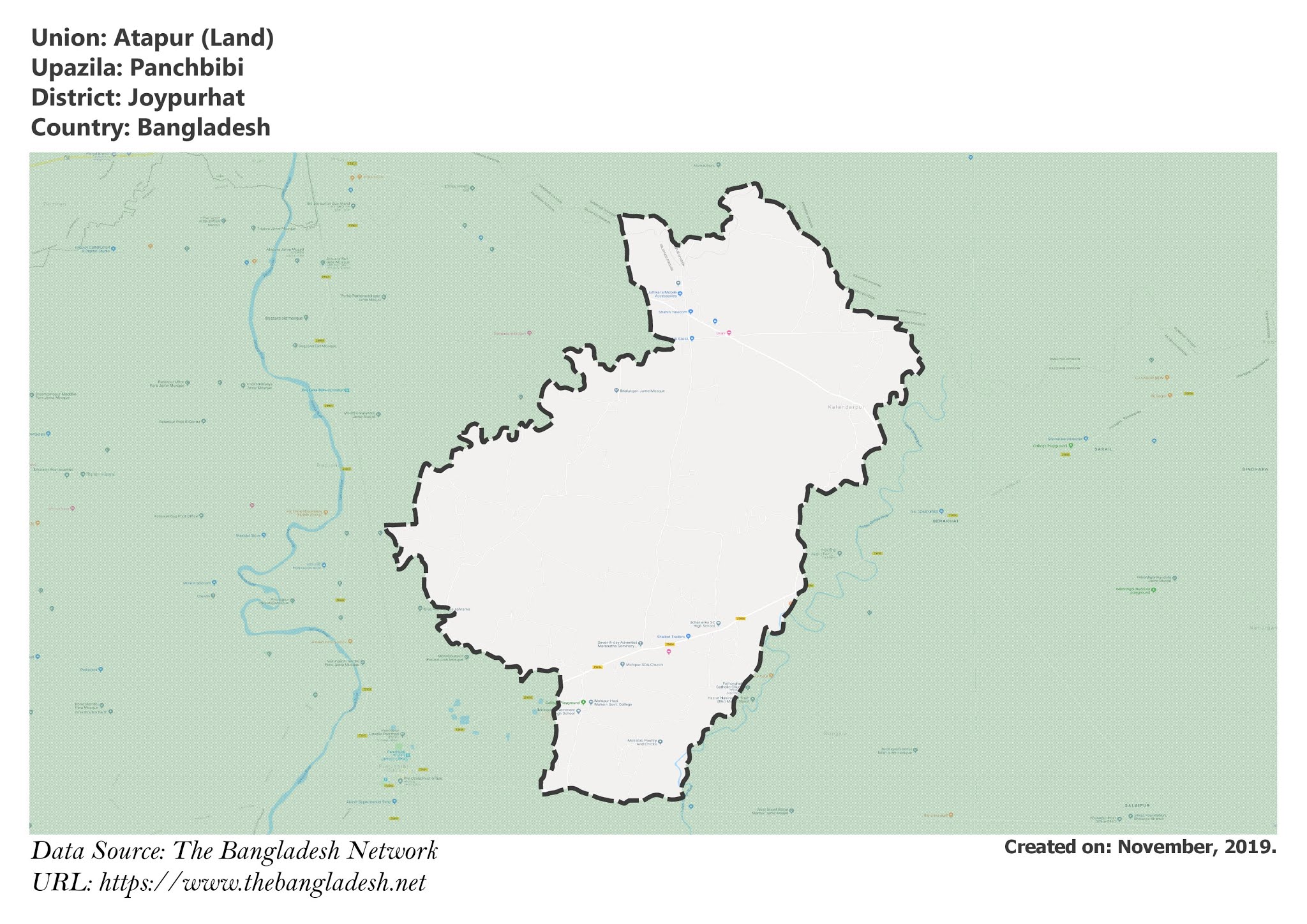 Atapur Union, Joypurhat