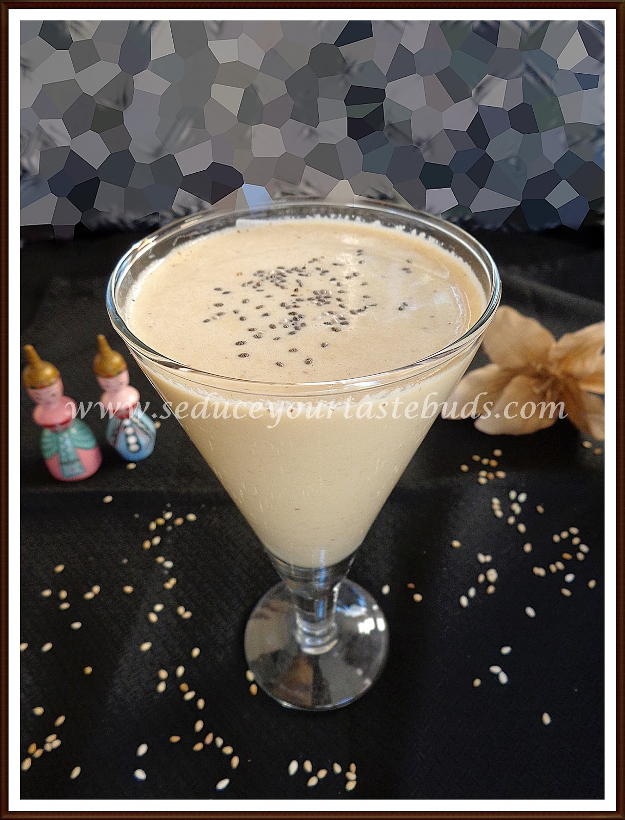 Ellu Juice | Sesame Milkshake - Seduce Your Tastebuds...