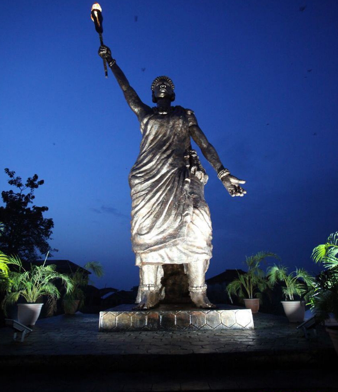 Photos: Ooni Of Ife Erects Moremi Ajasoro Liberty Statue,3rd Tallest ...