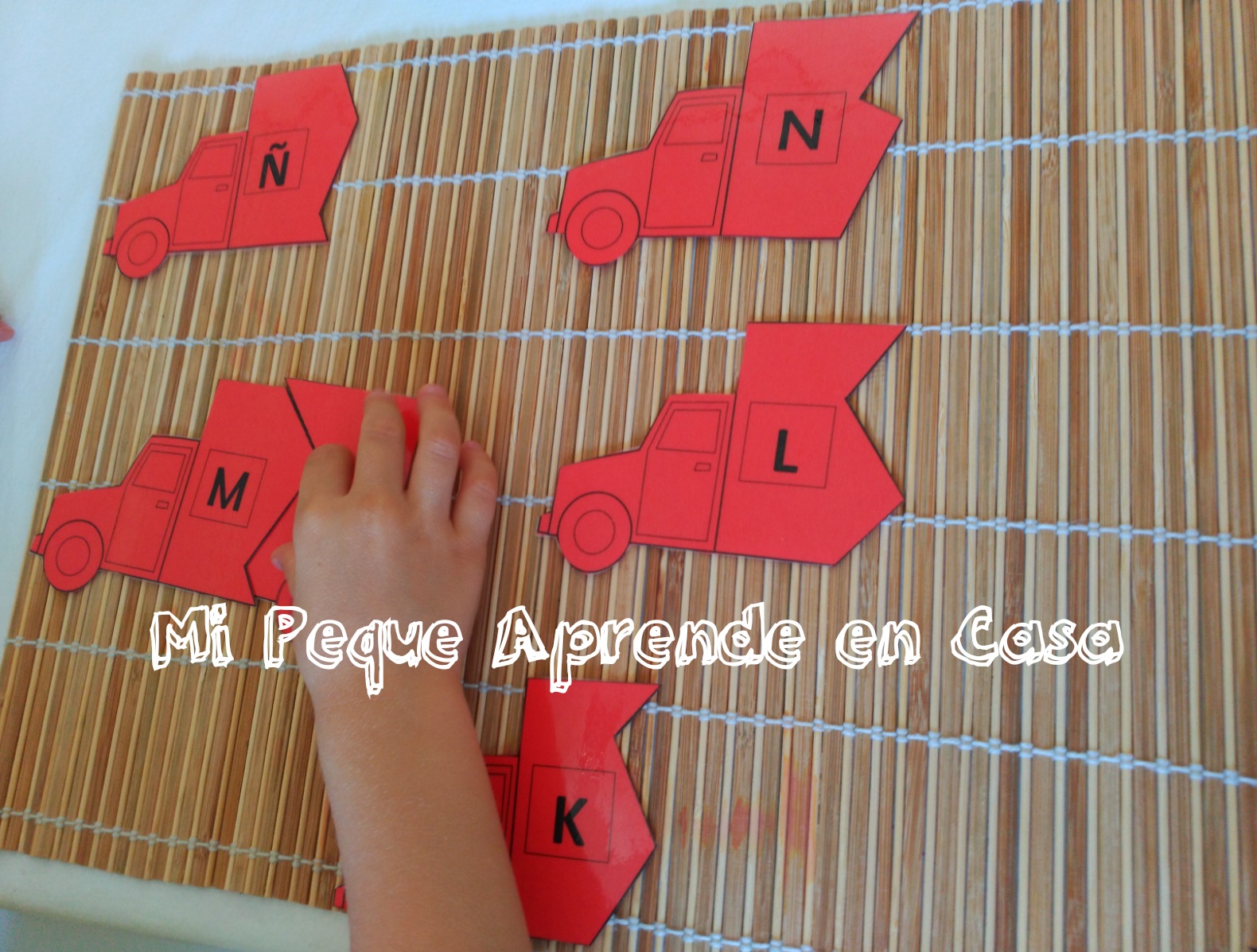 Mi Peque Aprende en Casa: Puzzle letras minúsculas