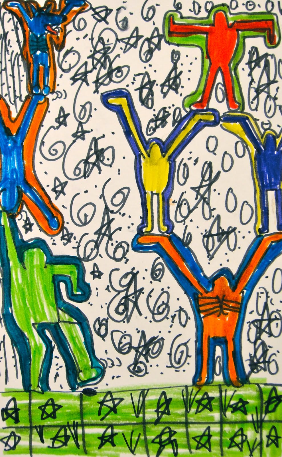 RL Arts: Keith Haring Figures