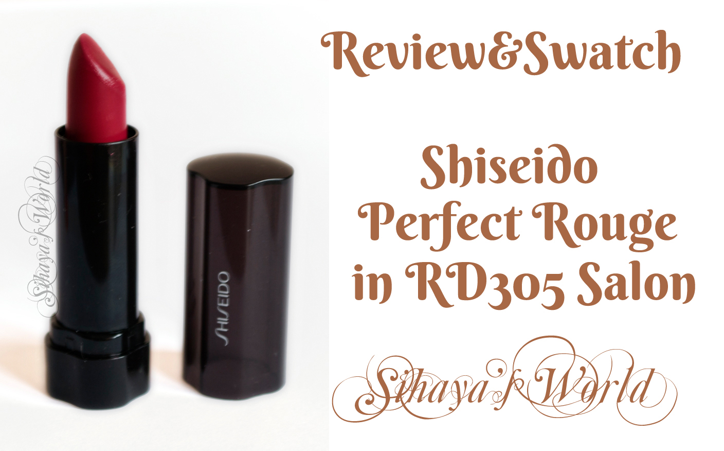 Shiseido Perfect Rouge RD305 Salon | Sihaya's World