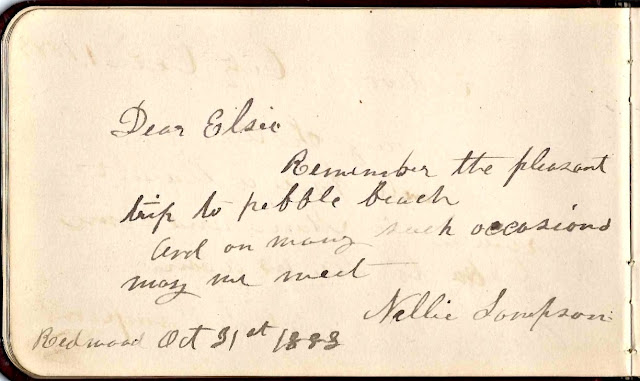 Heirlooms Reunited: 1880s Autograph Album of Elsie Rhoda Sampson of ...