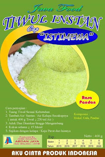 GATOT TIWUL INSTAN: MAKANAN KHAS JAWA