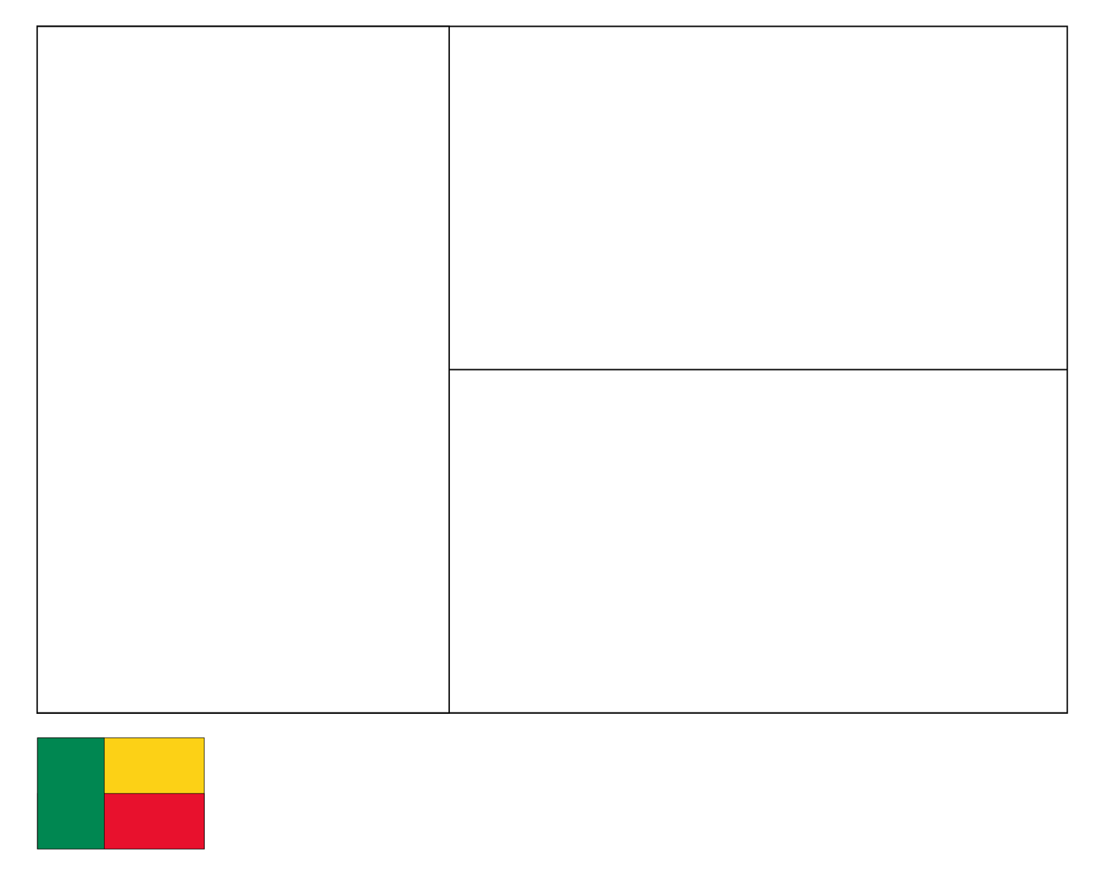 Coloring Page | Flag of Benin | Drawing | Outline Vectors | Free ...