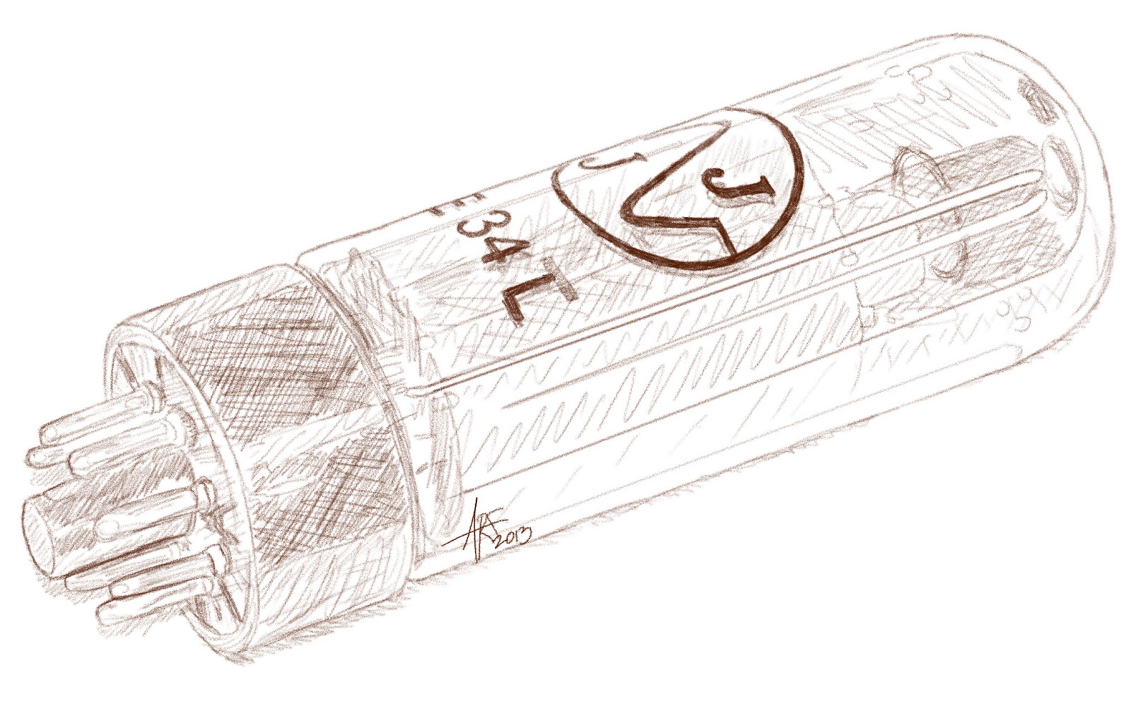 weasels go narf: Daily Draw: Vacuum Tube