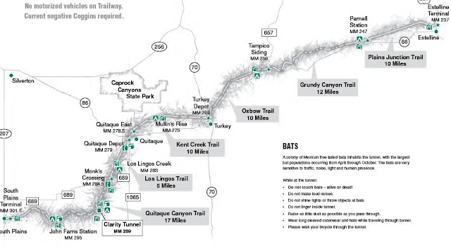 Travels of a Rambling Van: Two-wheeling the Caprock Canyons Trailway