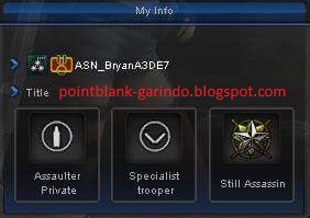 Point Blank Garena Indonesia: Title AUG A3