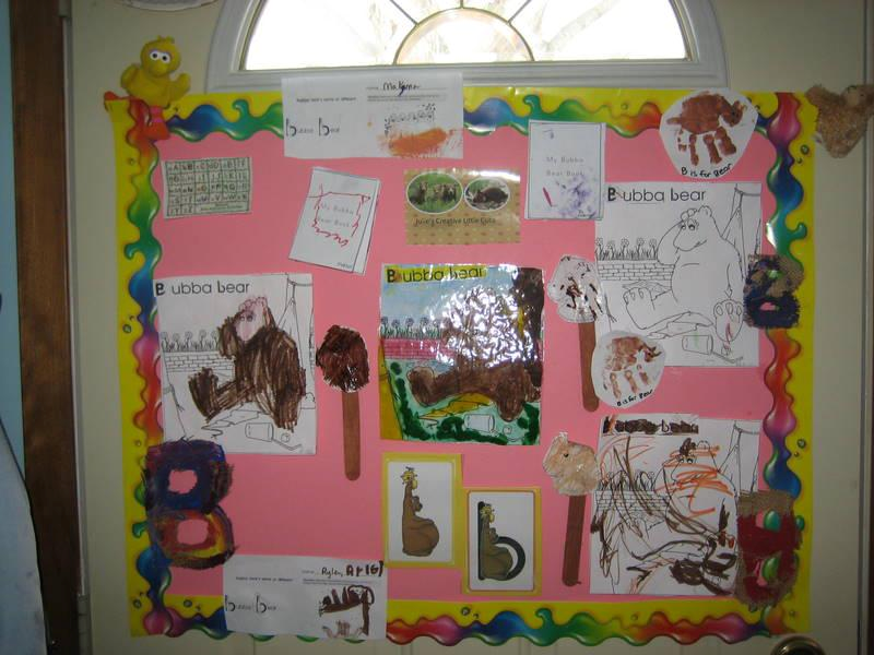 Julie's Creative Kids Day Care: Learning Letters