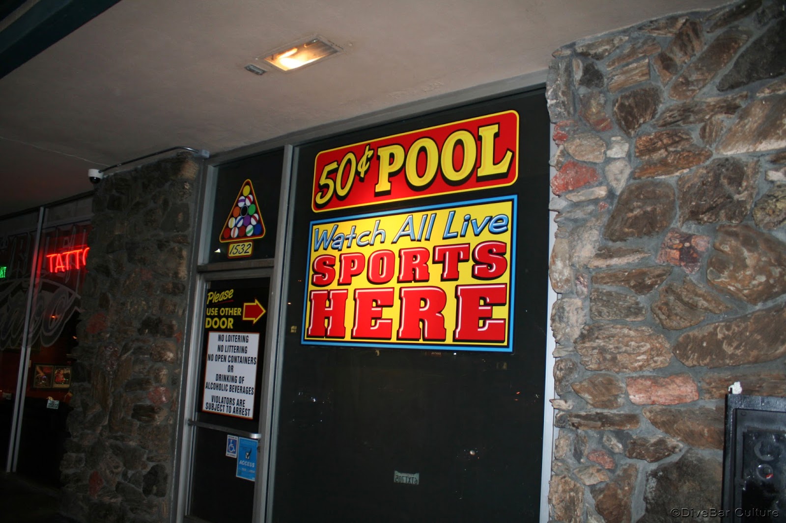 DiveBar Culture: Pump Room, Orange CA