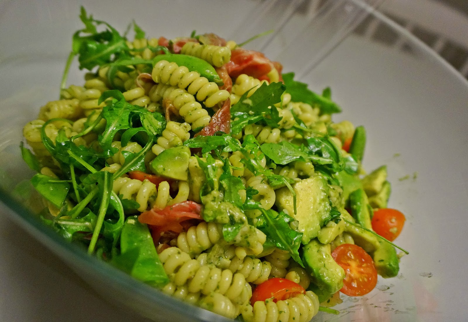 Mor-Mia´s: Italiensk pastasallad med parmaskinka