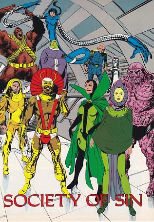 ¿Quien es quien? DC Comics: SOCIETY OF SIN