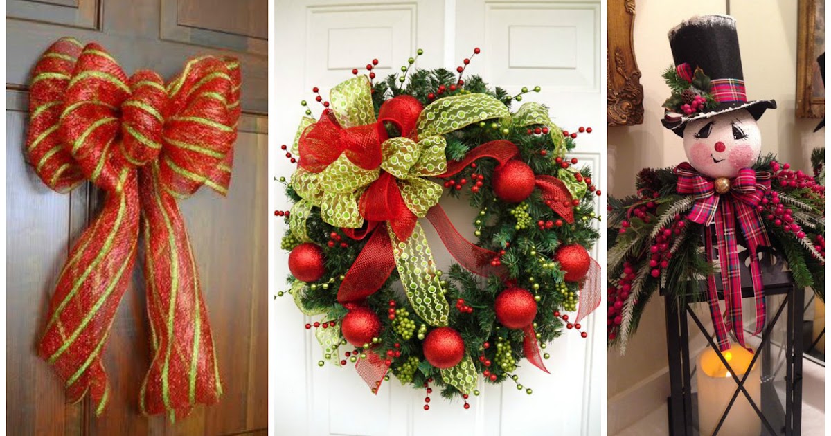 Aprende cómo hacer moños navideños para decorar tu hogar ~ Mimundomanual