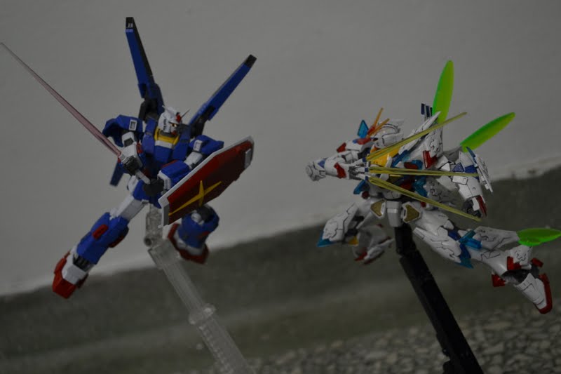 BronyGunpla: Fighting Scene BeGinning 30 vs Forever Gundam