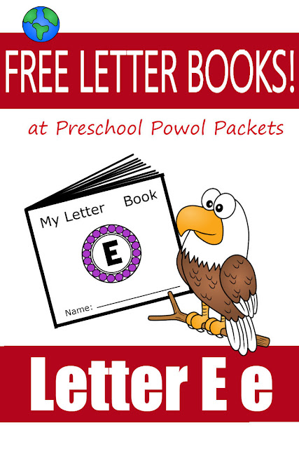 Letter E Free Printable Minibook Alphabet Series | Preschool Powol Packets