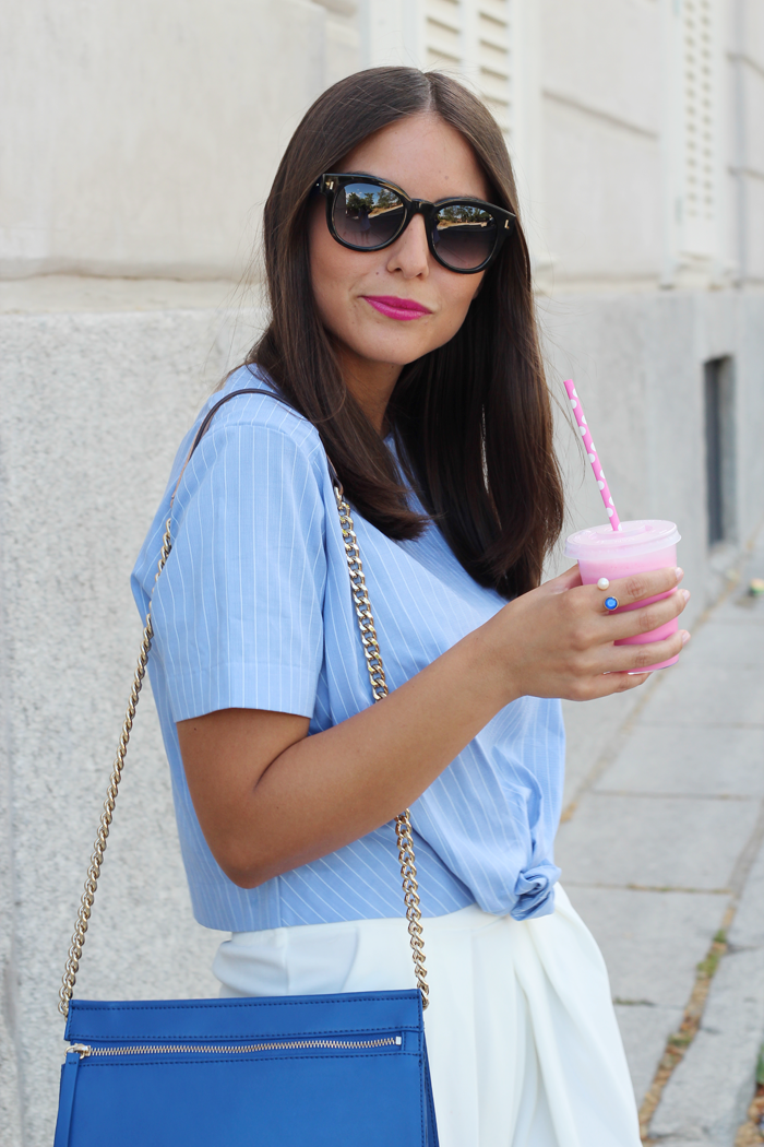 ALL THAT SHE WANTS - blog de moda: White and blue look