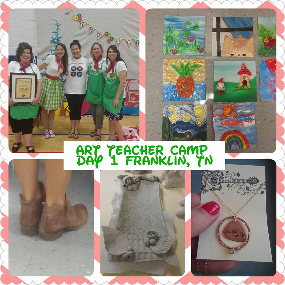 Cassie Stephens: Art Scouts, Tennessee Camp 2016