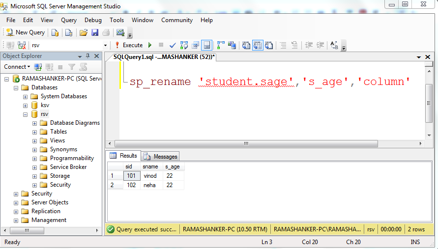 Microsoft Sql Server | MY.NET Tutorials