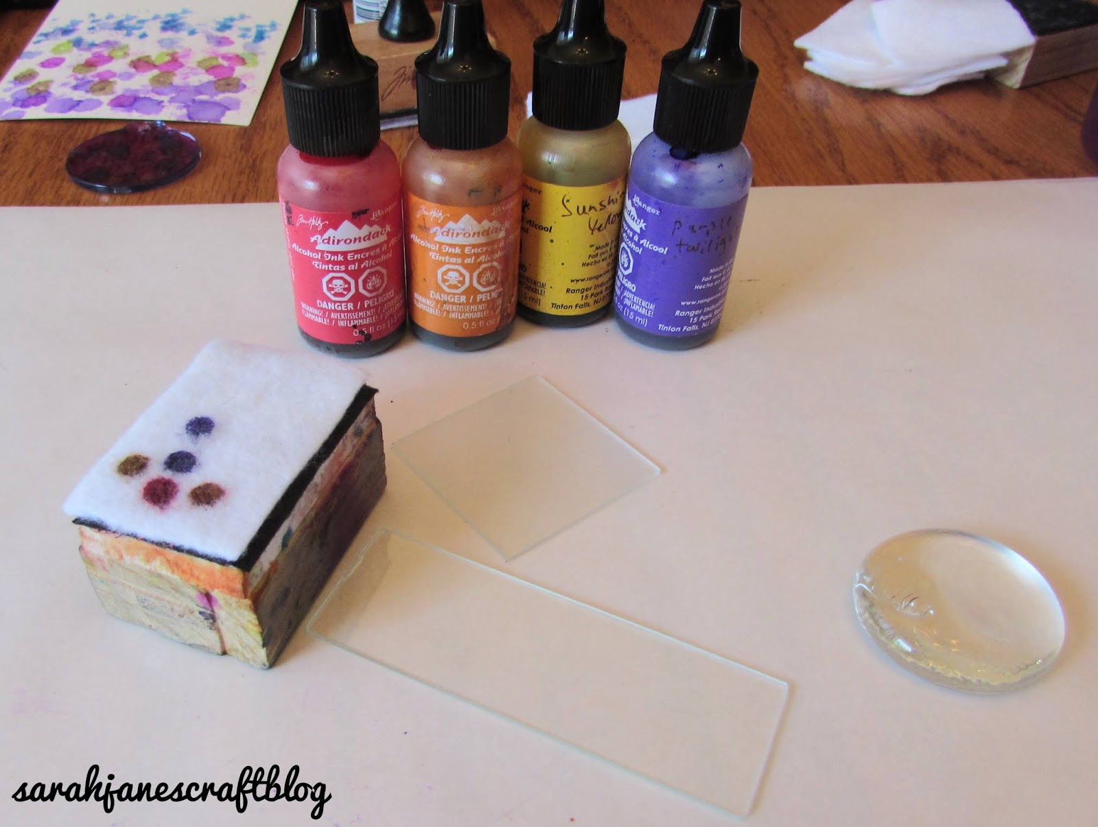 Beginner's Guide to Alcohol Ink Stamping: Multiple Colors and Media