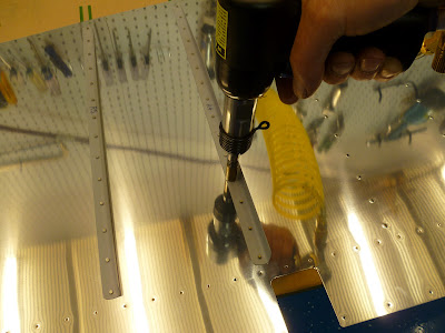 Rough and Ready Aerospace: Step 3.1, Back riveting the stiffeners