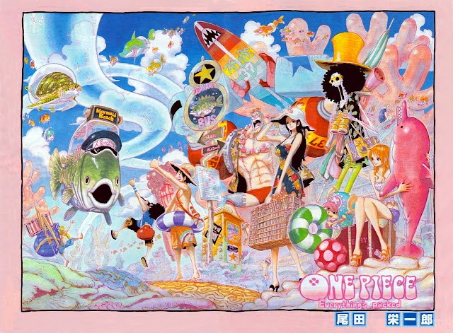 One Piece Notes Manga: OnePiece封面彩圖 (魚人島篇)