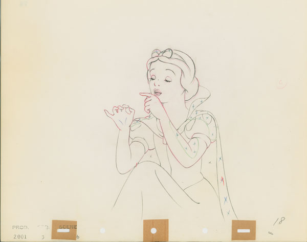 Action Analysis: Snow White Drawings