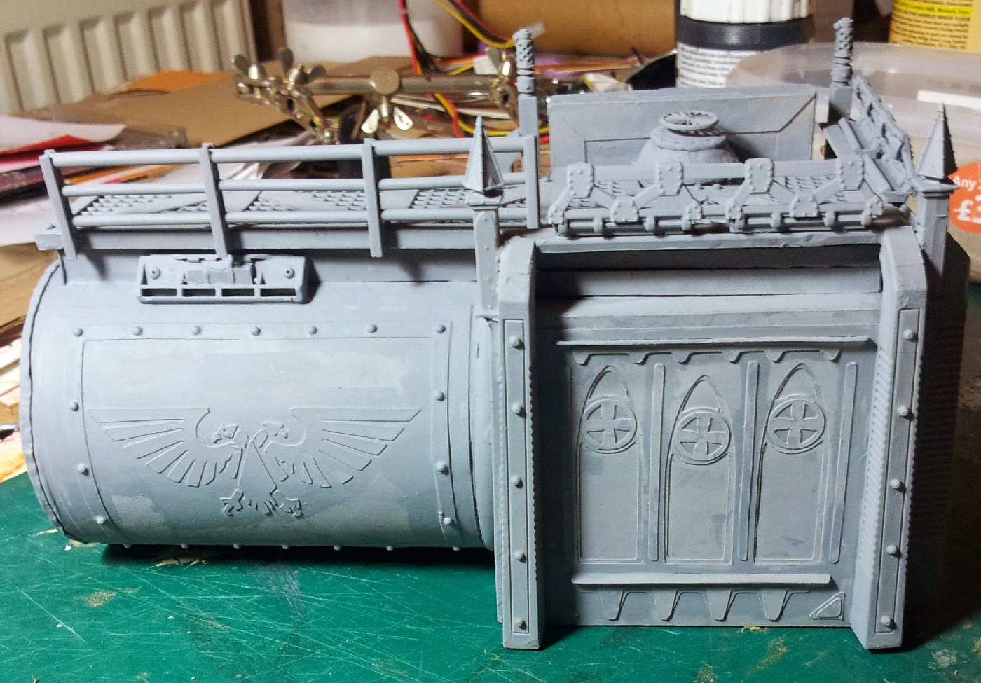 Pipe terrain finished construction.