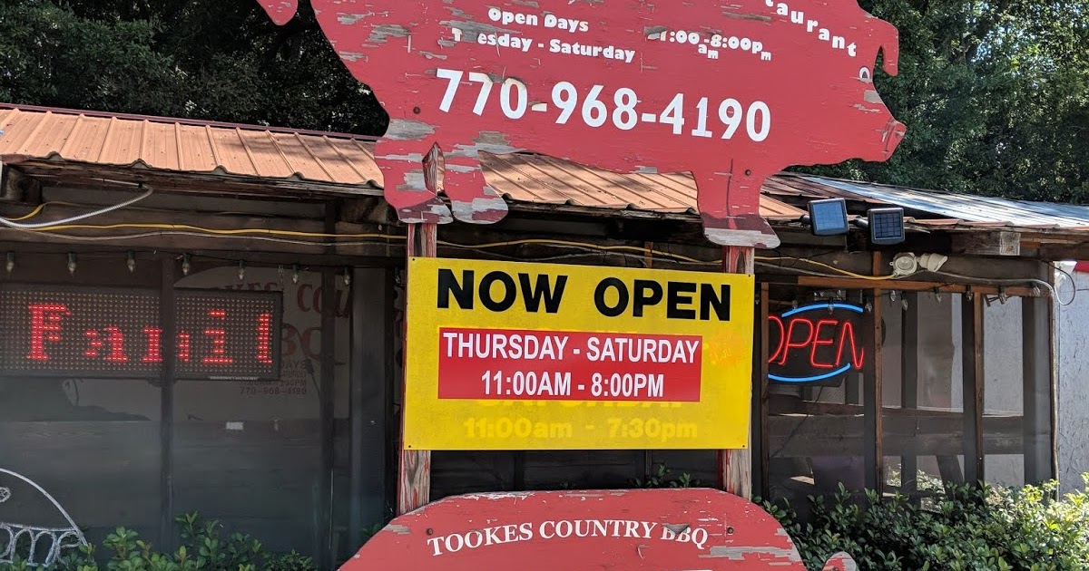 Rex GA: Tookes Country BBQ