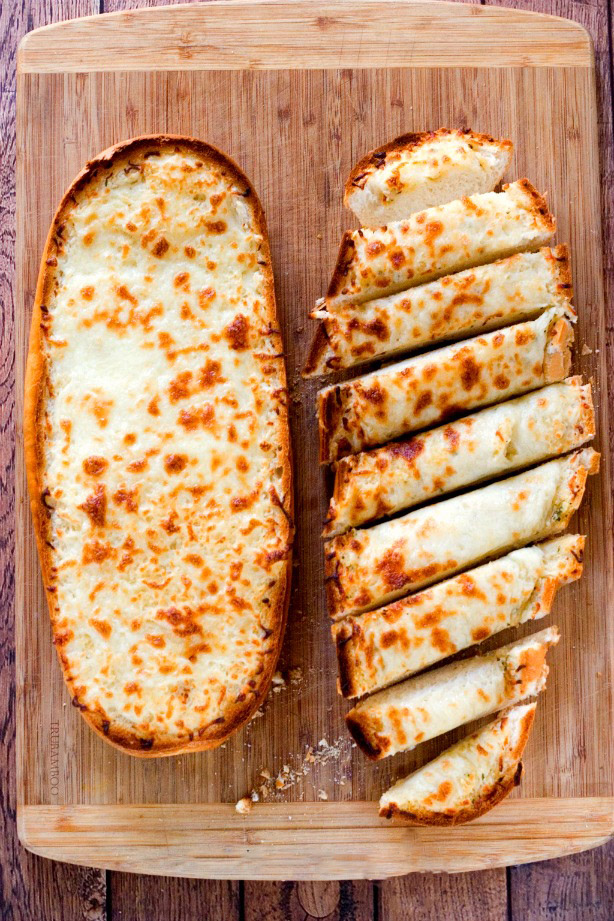 Easy Cheesy Garlic Bread Recipe Card. - Cooking Recipes