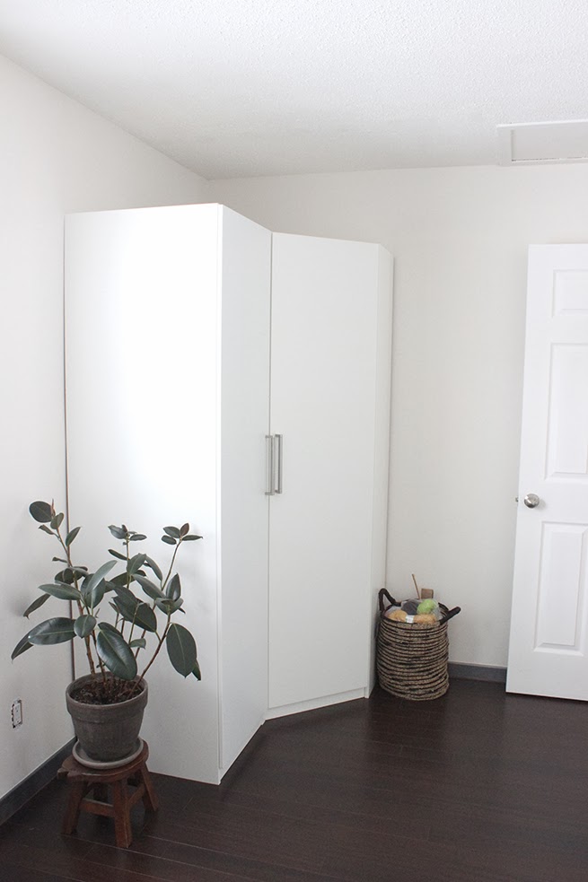 Balancedways: Nursery: PAX corner wardrobe installed