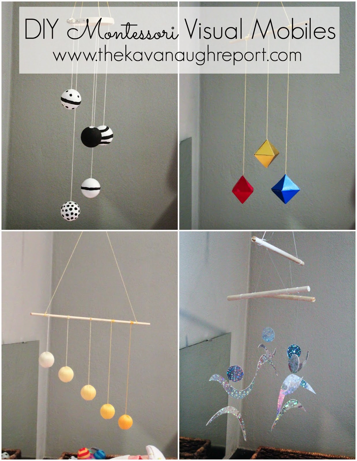 Montessori Infant Mobiles -- Visual Series