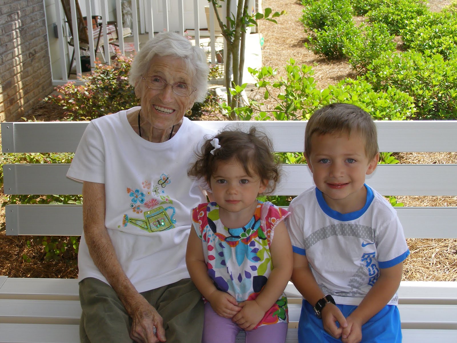 sevenansweredprayers: Great visit with our Great Grandmama!