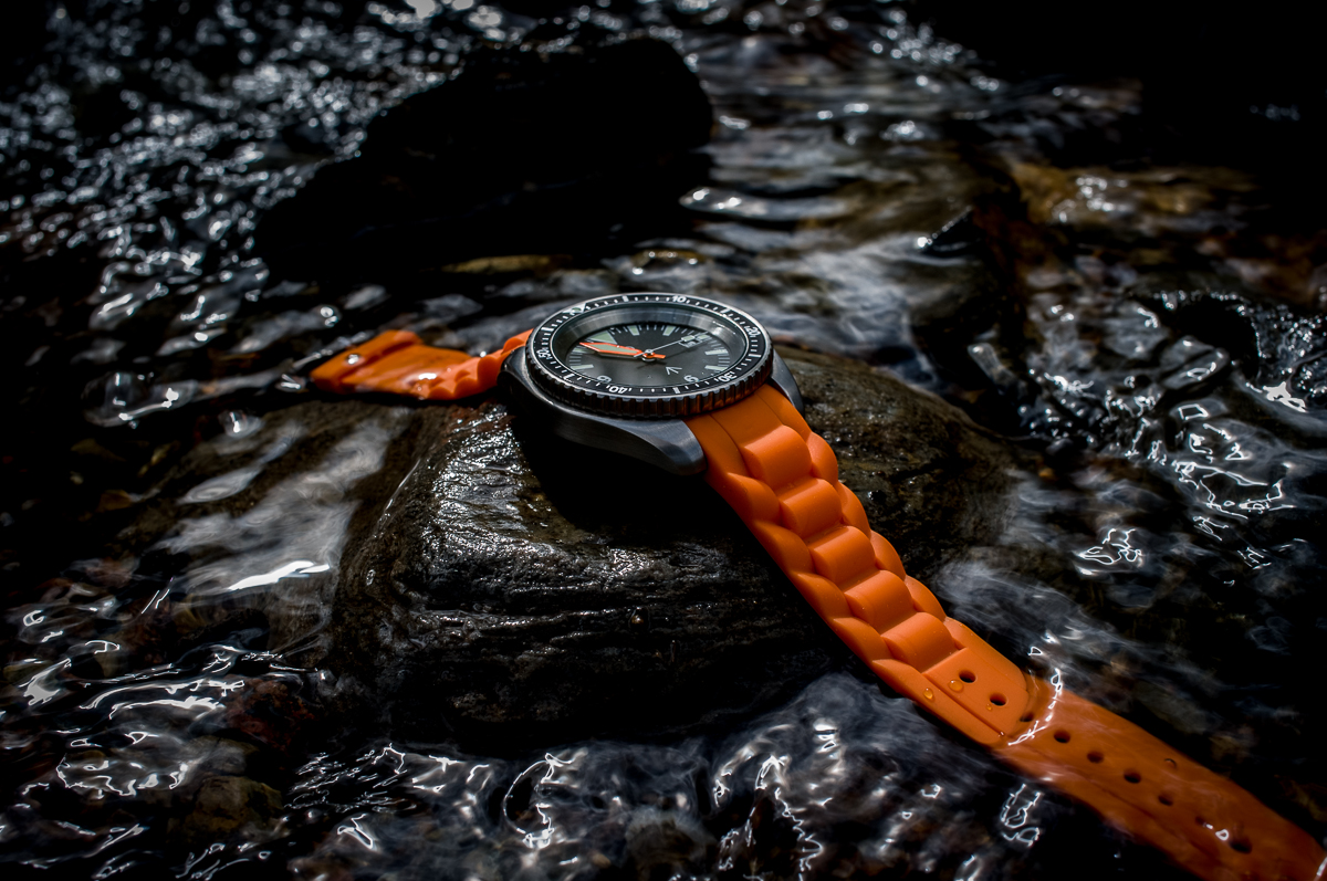 Nah-Aufnahme: Uhren: Kronos SBS British Military Diver