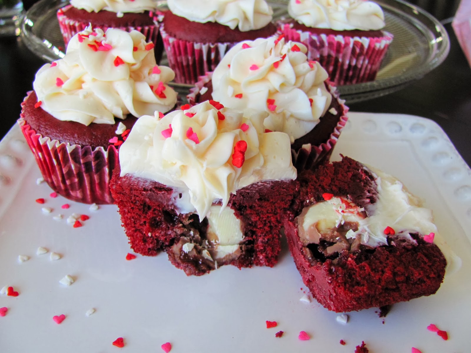 With Blonde Ambition: Truffle Stuffed Cupcakes