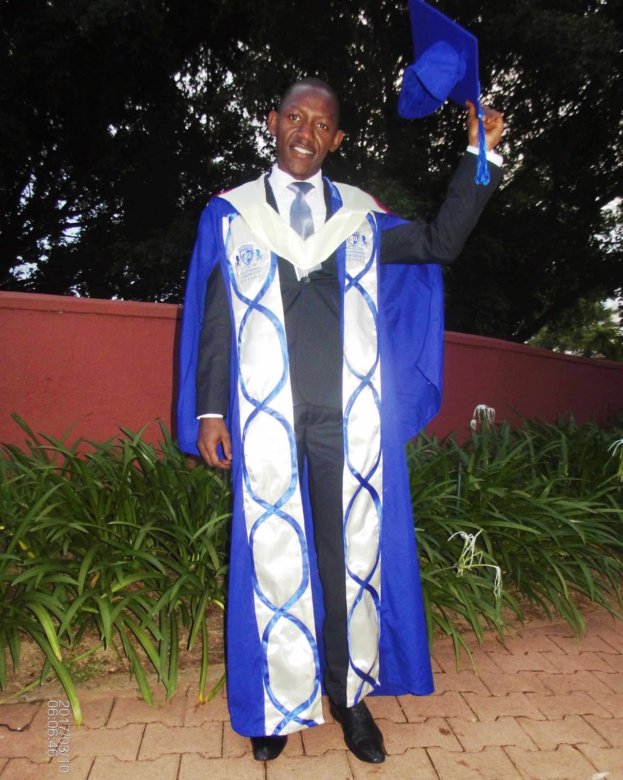 EMMANUEL RUTAYISIRE: GRADUATION PHOTOS-CAVENDISH UNIVERSITY UGANDA