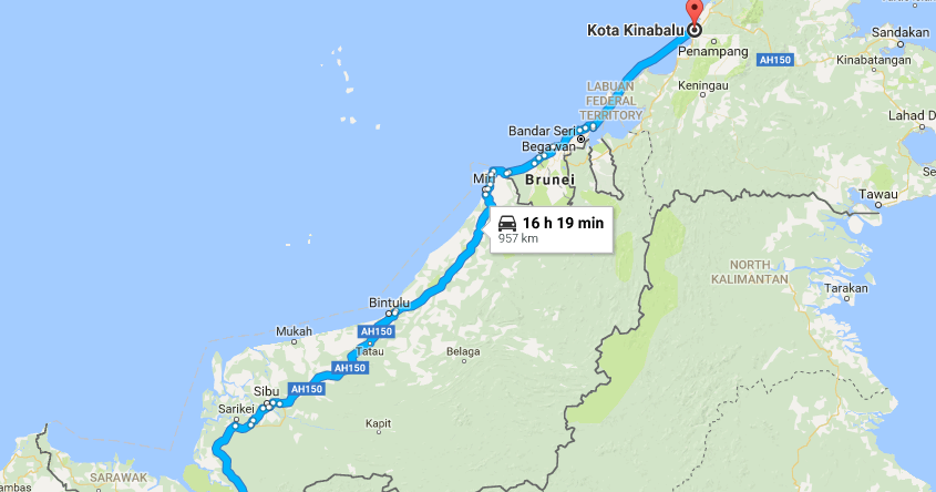 PENGEMBARAAN DARI LUBOK ANTU, SRI AMAN KE KOTA KINABALU, SABAH MELALUI ...