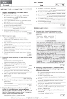 Matura Focus 3 Unit 2 - Pearson - sprawdzian + odpowiedzi | Testy ...