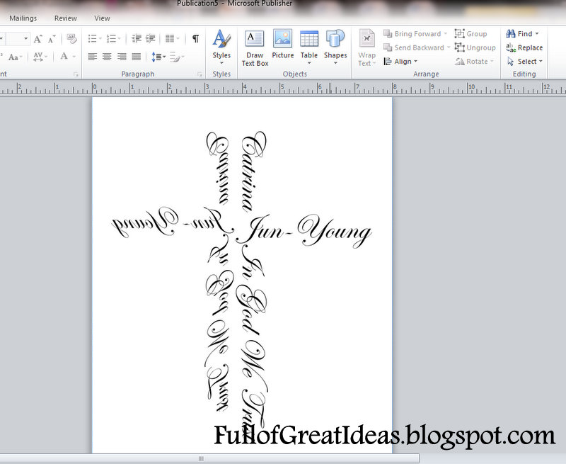 Decorating for a Party on a Dime - Personalized Name Crosses -DIY