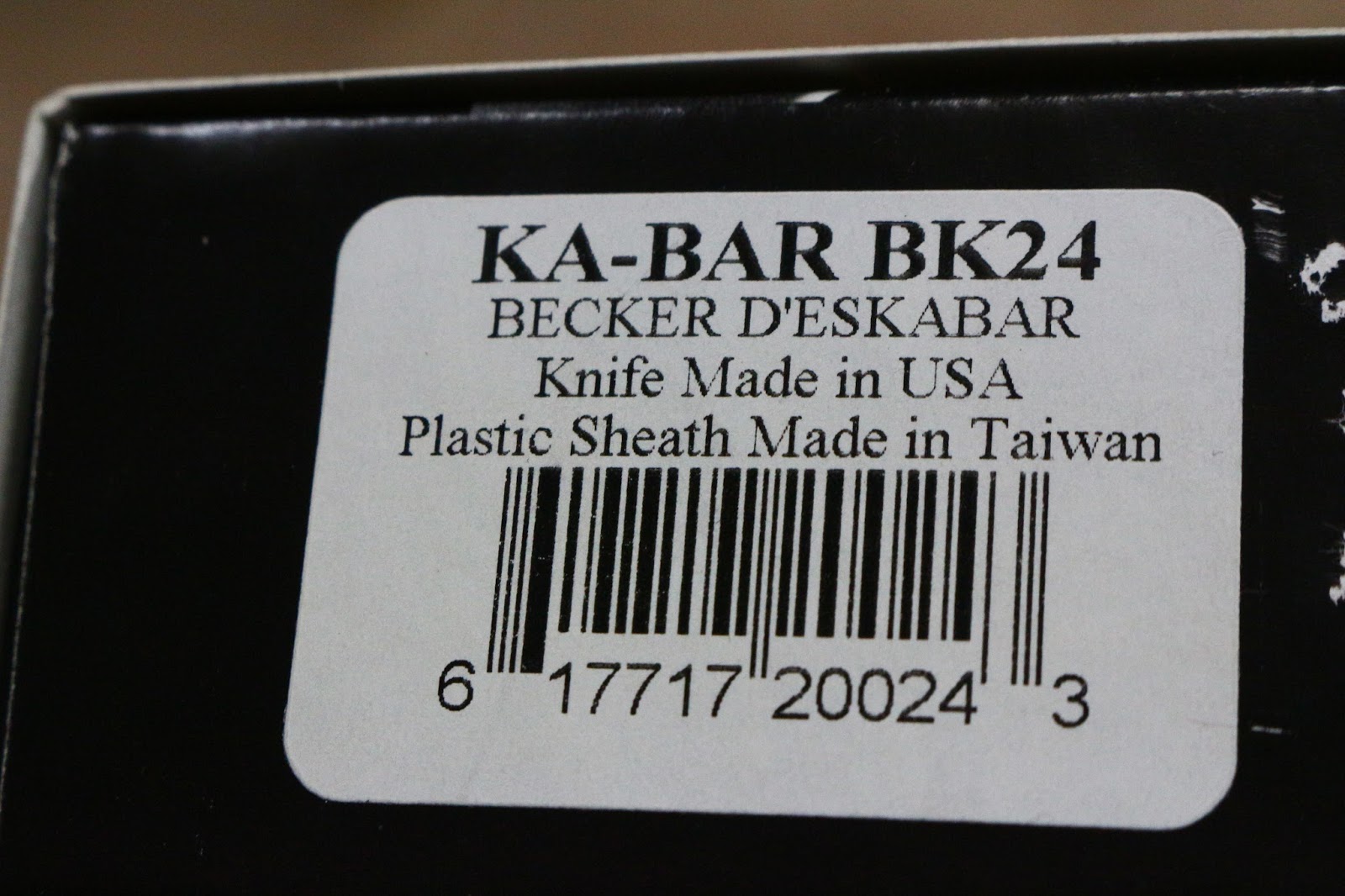 ARMAS BLANCAS 66: - KA-BAR BK24 BECKER D'ESKABAR