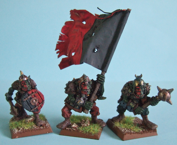 Ye Olde Skool Warhammer...: Black Orc Blood Face Tribe