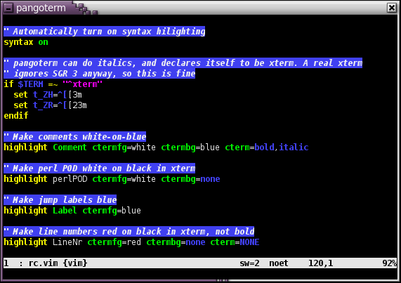 LeoNerd's programming thoughts: libvterm/pangoterm and Tickit