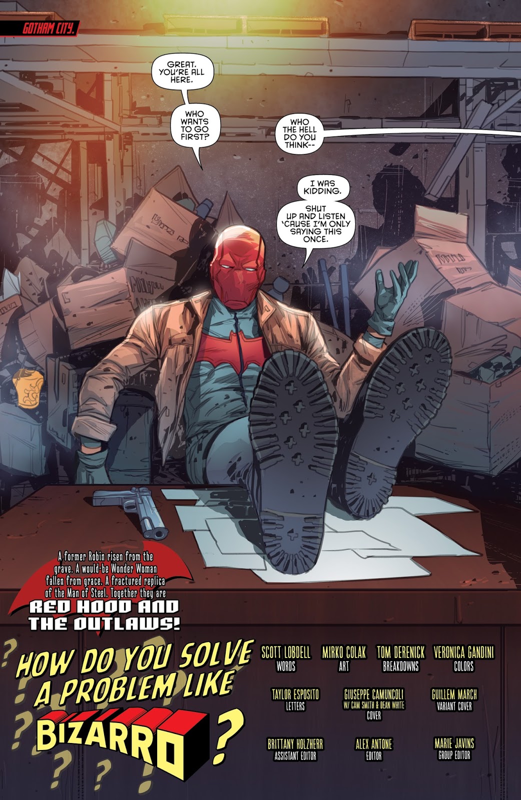 Weird Science DC Comics: Red Hood and the Outlaws #7 Review