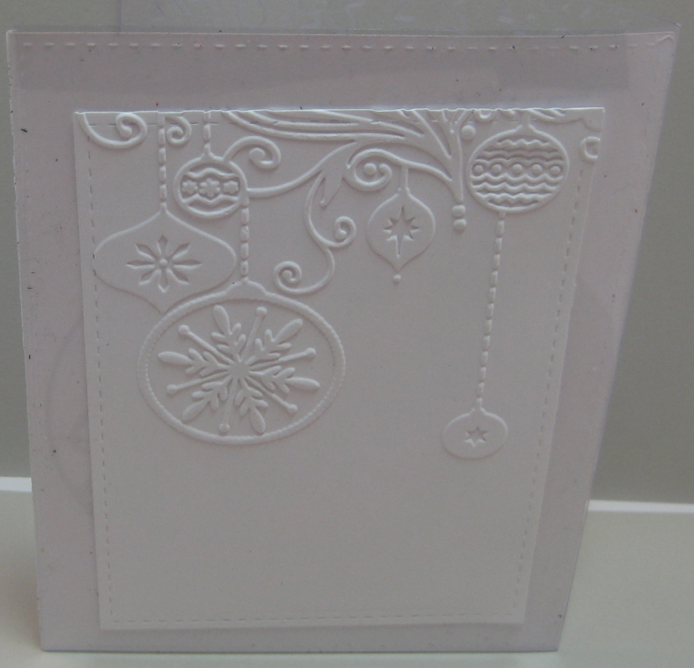 Karen's Kreative Kards: Christmas Acetate Card