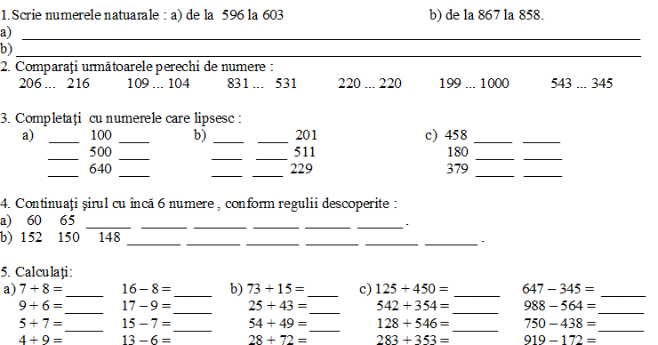 EDUCATIA CONTEAZA : CLASA a III - a