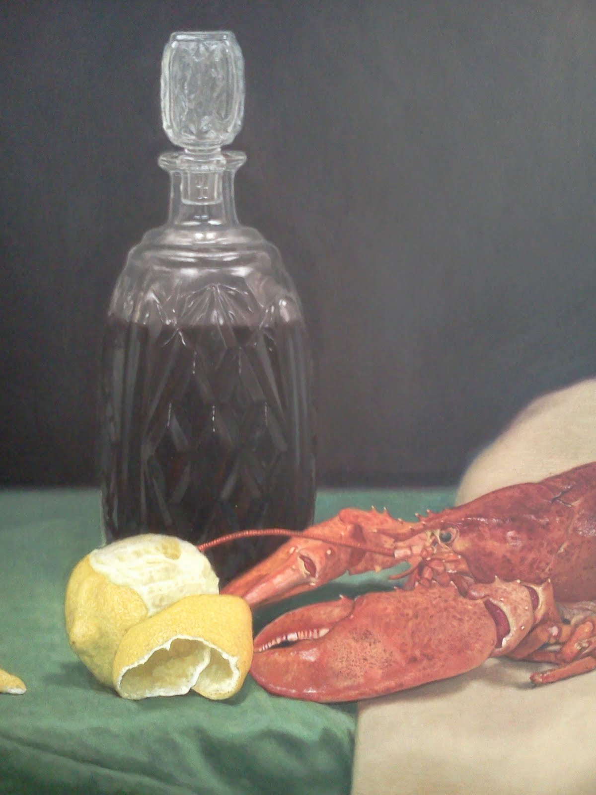 The Artful Deposit: Still Life in oil by David Rivera