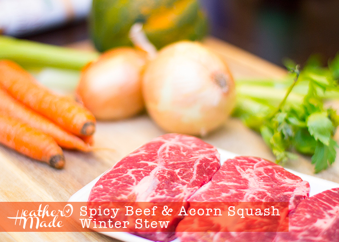 Heather O Made: Spicy Beef & Acorn Squash Winter Stew