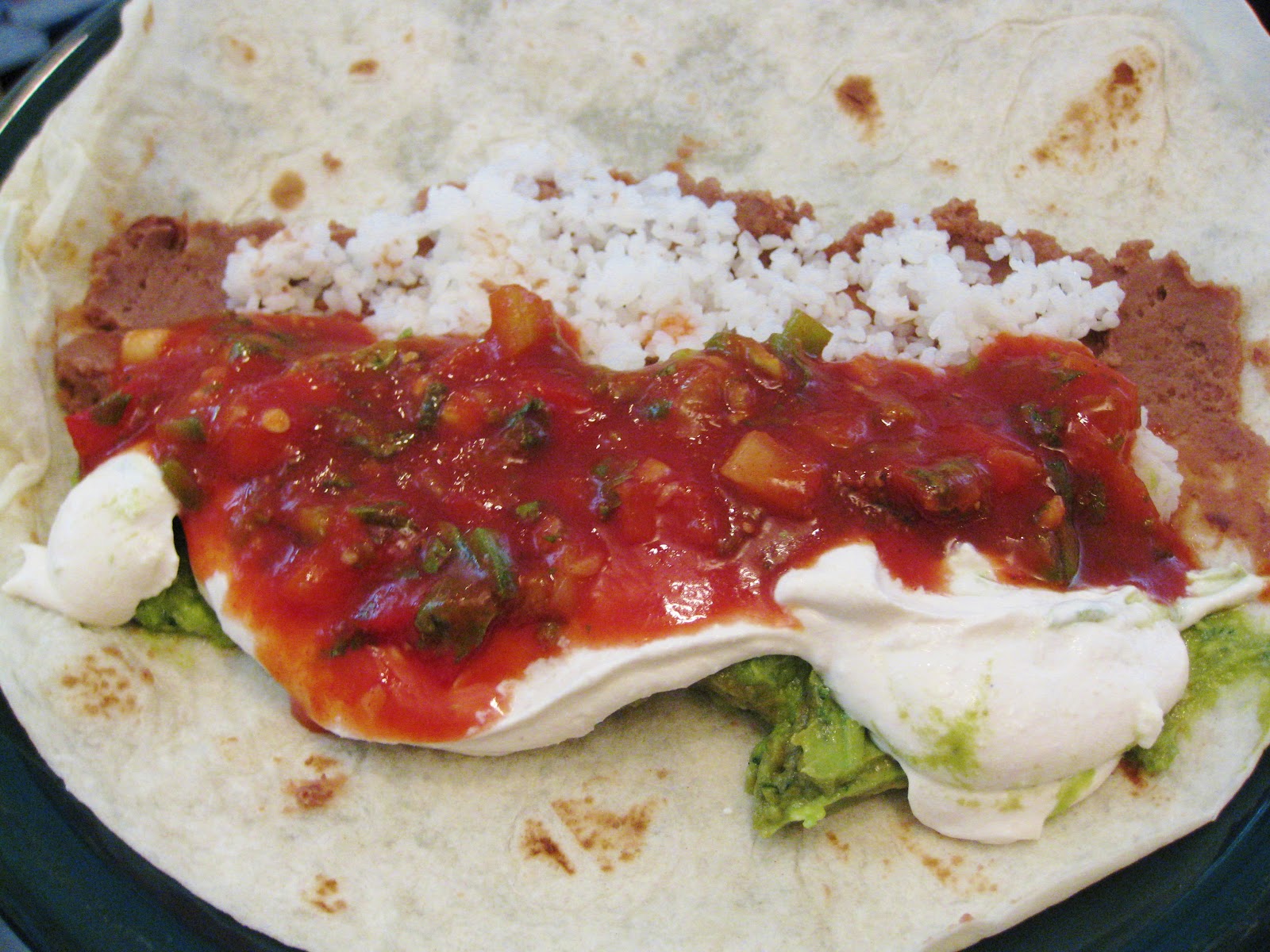 Burrito vegano: passo-a-passo