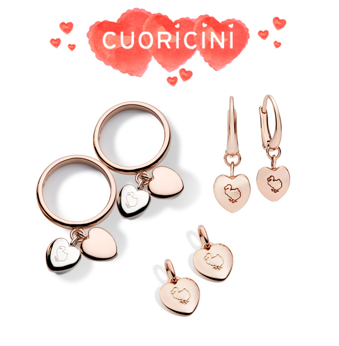 Luccichii per San Valentino/2..Le collezioni 100% Amore di Dodo